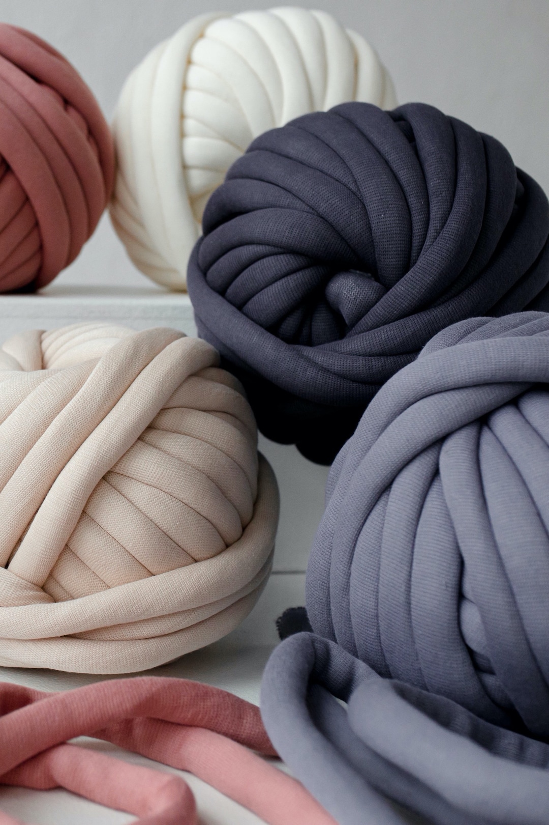 Cotton Chunky Yarn: Arm Knitting, Thick Blanket Yarn - Etsy