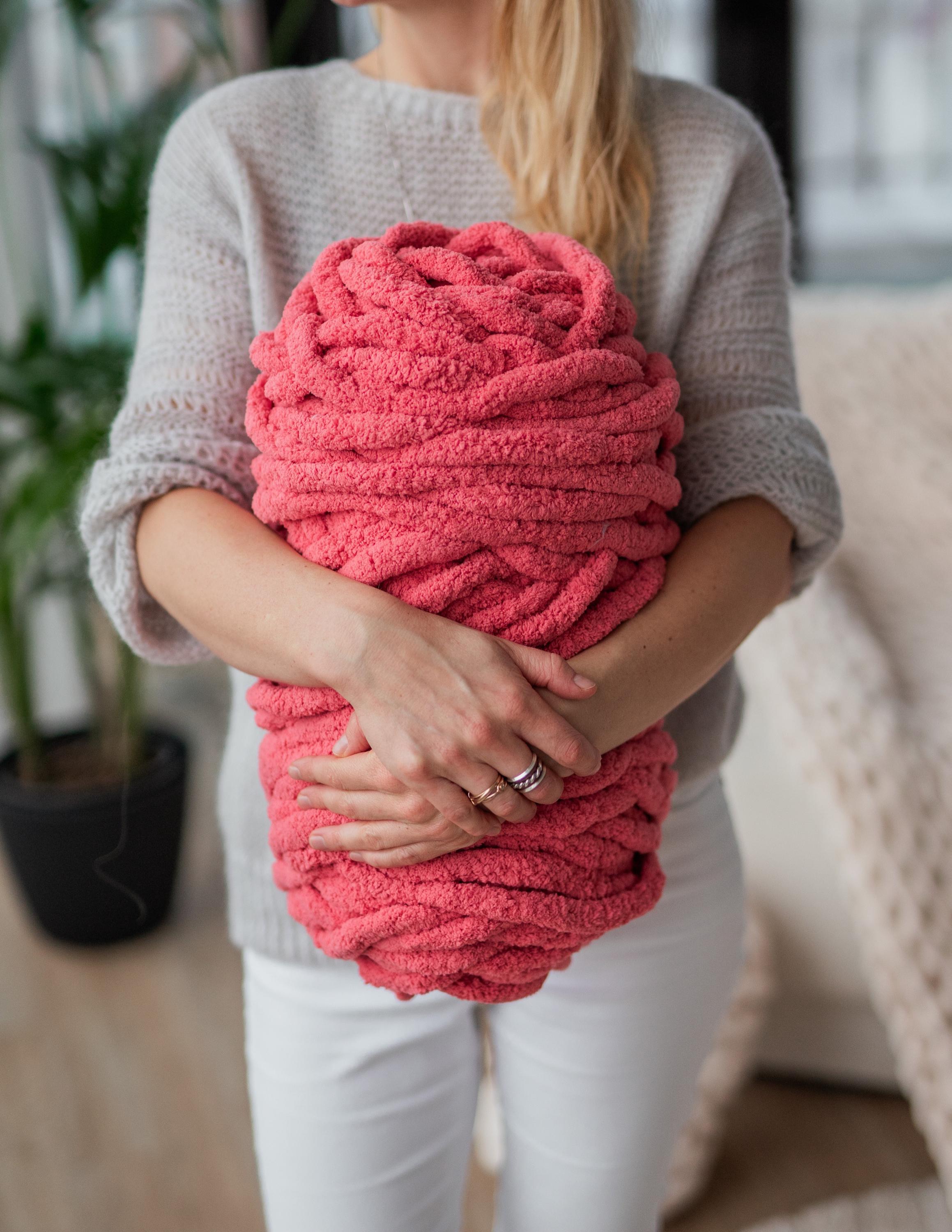 Thick yarn in bulk store