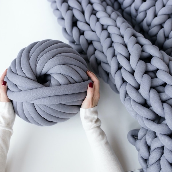Chunky Cotton Tube Yarn - Etsy