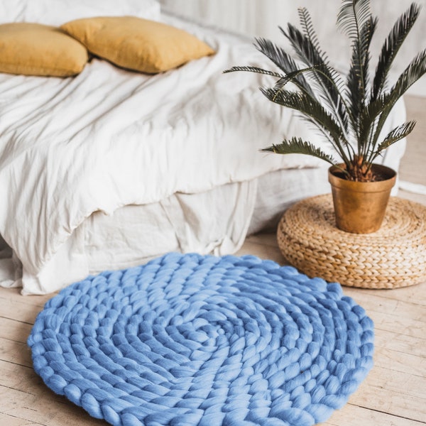 Knit Rug - Etsy
