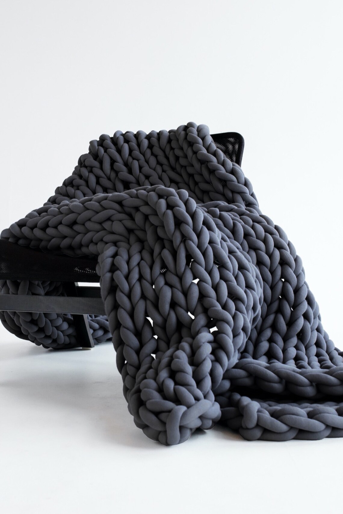 Braided Blanket Tube Yarn Blanket Chunky Knit Blanket - Etsy