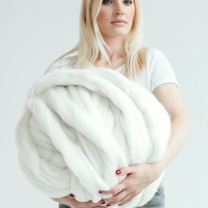 Big Yarn, Giant Yarn, Chunky Yarn, Bulky Yarn, Chunky Knit Wool, Merino ...
