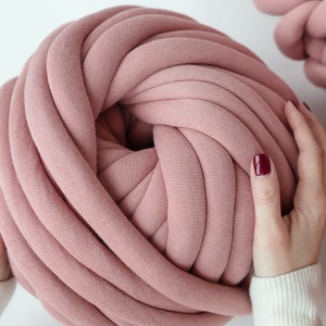 DIY Chunky Knit Yarn Tube Yarn Cotton Tube Yarn Arm | Etsy