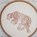 Leopard Embroidery Hoop, Leopard Art, Leopard Gift, Endangered Species ...