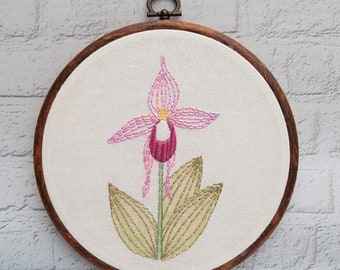 Orchid Hand Embroidery - Etsy