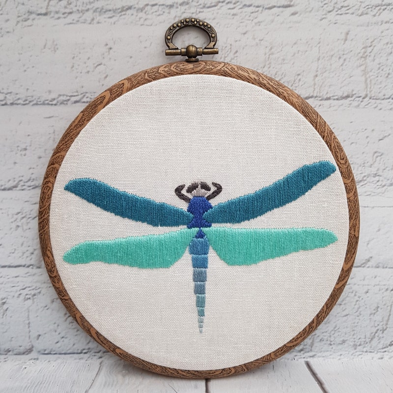 Dragonfly Embroidery - Etsy