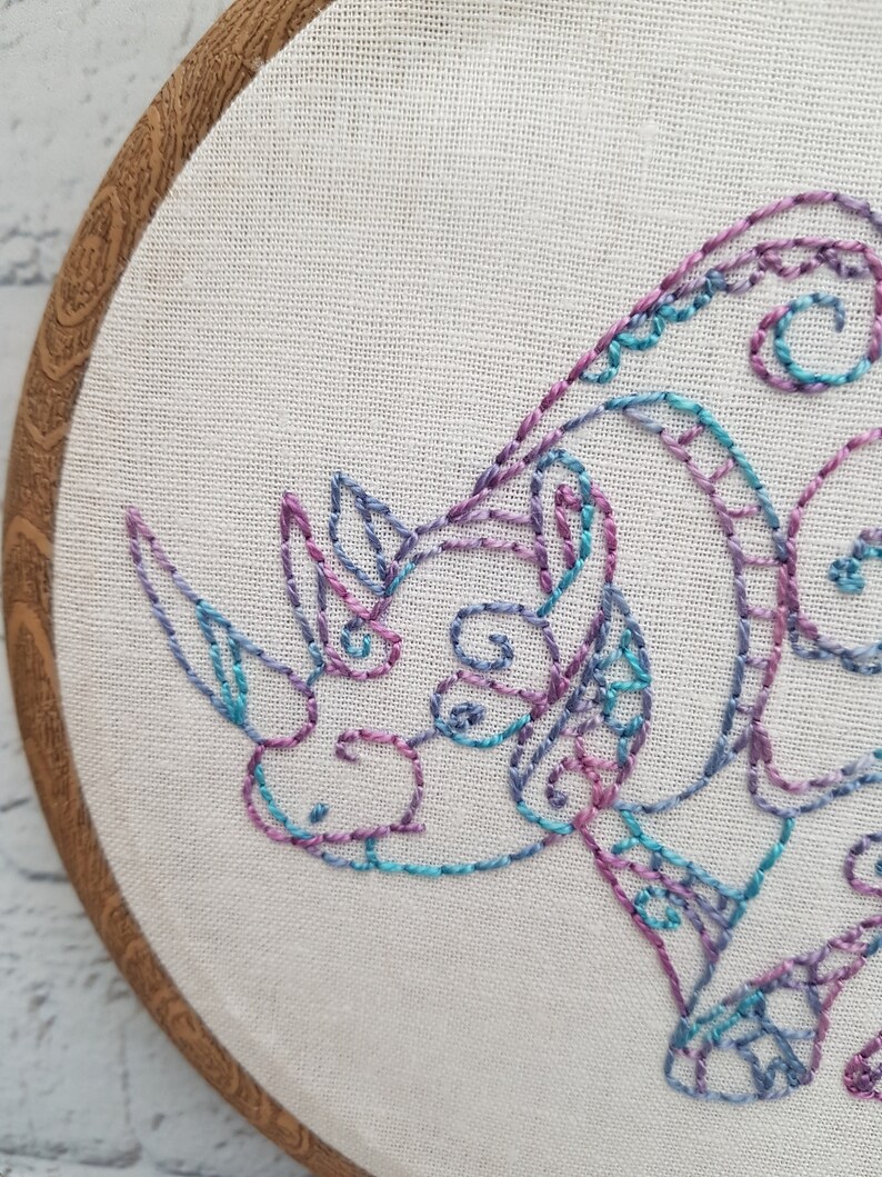 Rhino Embroidery Hoop, Rhino Art, Rhino Gift, Endangered Species - Etsy 日本