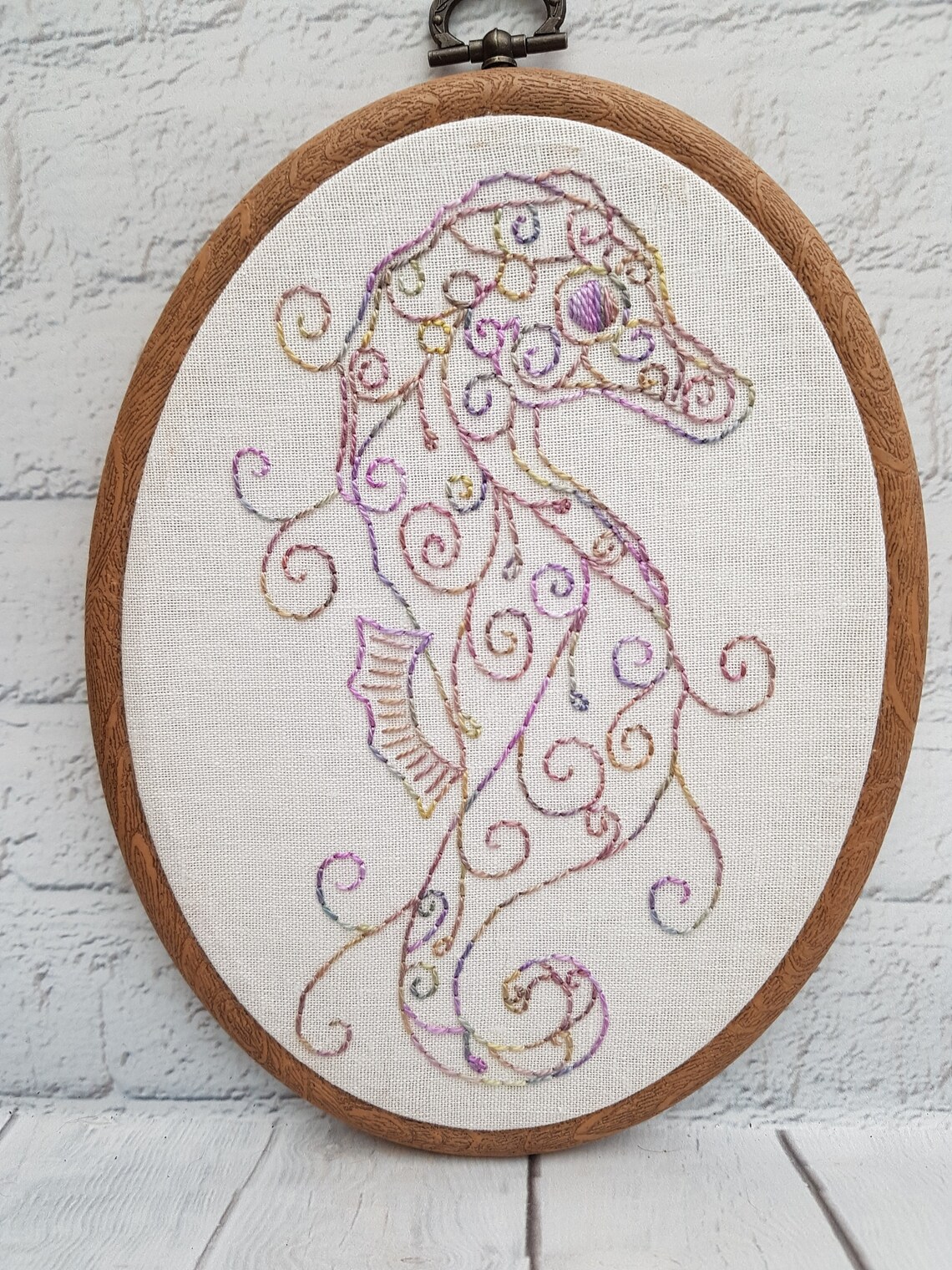 Seahorse Embroidery Hoop, Seahorse Art, Nature Lover Gift - Etsy