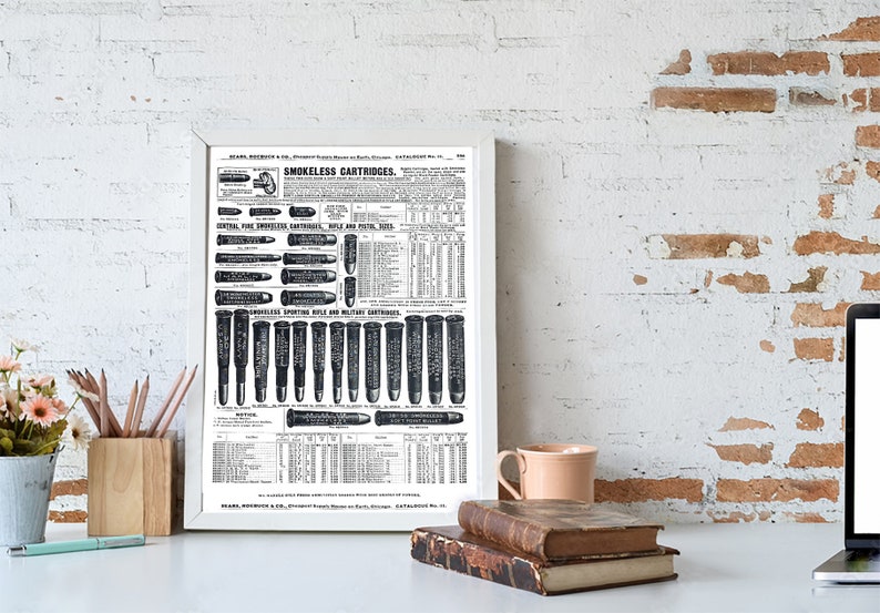 Vintage Gun Poster Wall Art Decor Gifts for Home Office Man - Etsy