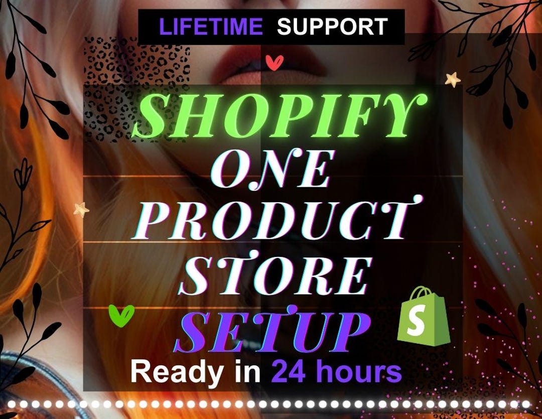 Shopify One Product Store Setup | Custom Theme • 24H Delivery ...