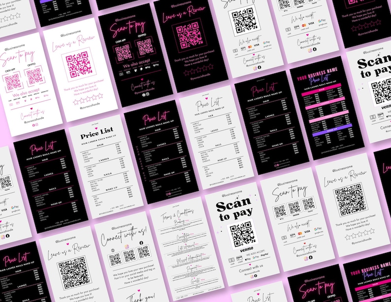 Pacote com 335 modelos de negócios do Canva, incluindo modelos de ...