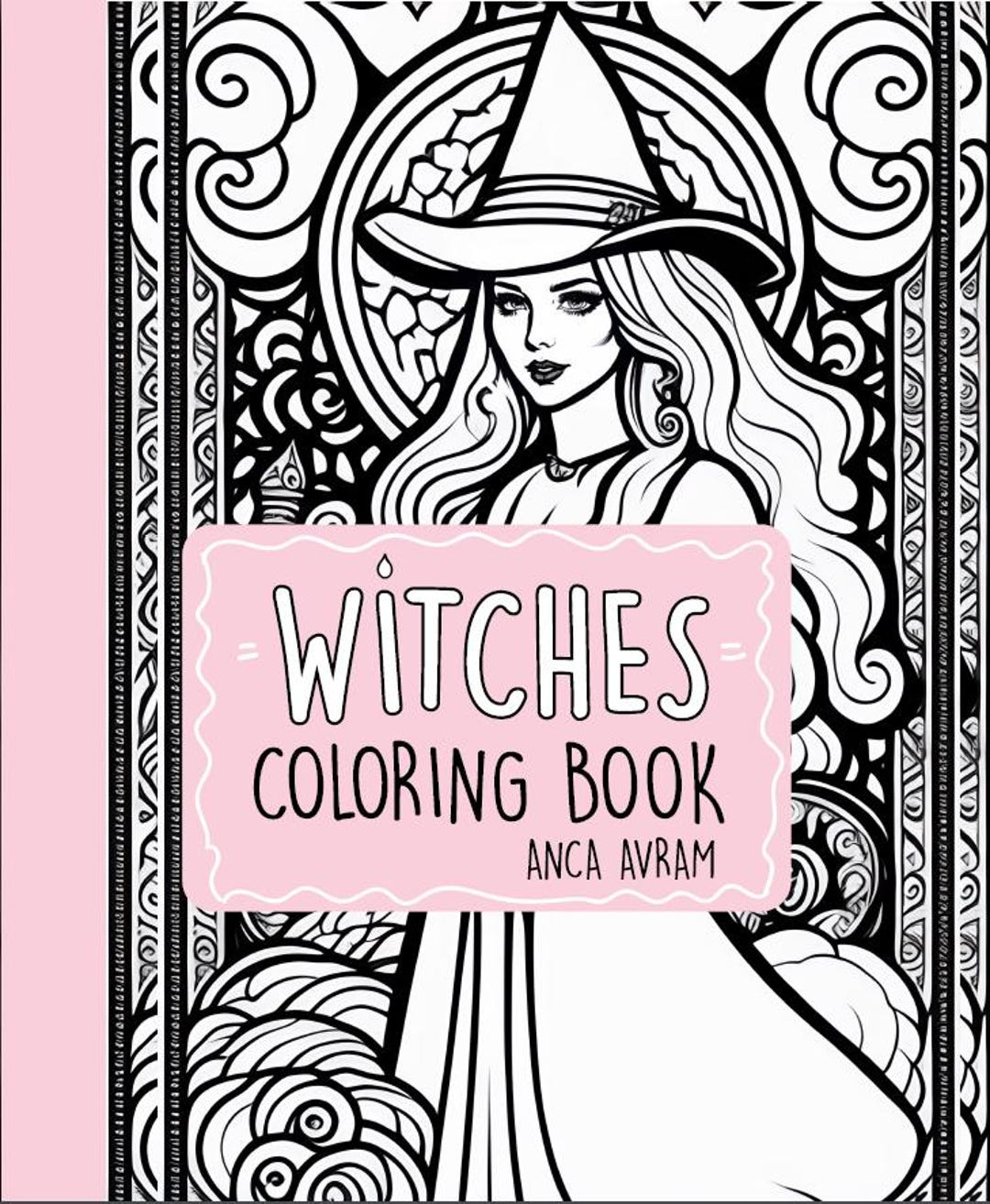 Witches Coloring Book Digital Download | Witchy Printable Pages for ...
