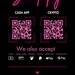 PINK Qr Code Sign Scan to Pay Template Flyer, Canva Template Editable ...