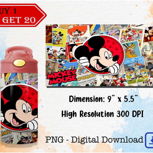 Mickey Mouse Sublimation Cup Designs - Etsy