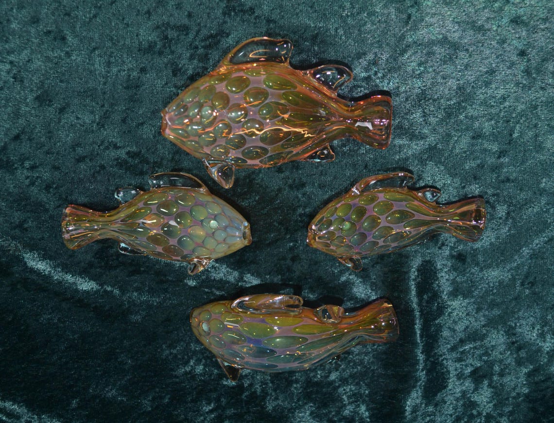 Fish Art Piece Pan Fish Sunfish Crappie Panfish Angelfish - Etsy