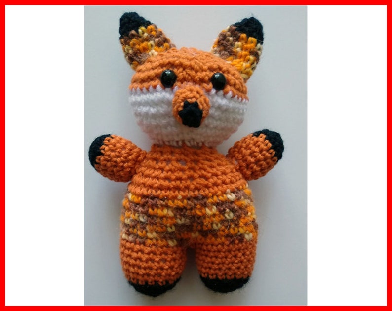 Fox Ugly Animals Series Crochet Pattern Amigurumi Doll Crochet Pattern ...
