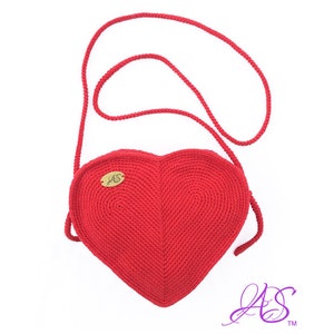 Heart Bag Crochet Pattern. Purse Crochet Pattern. Crochet Clutch ...
