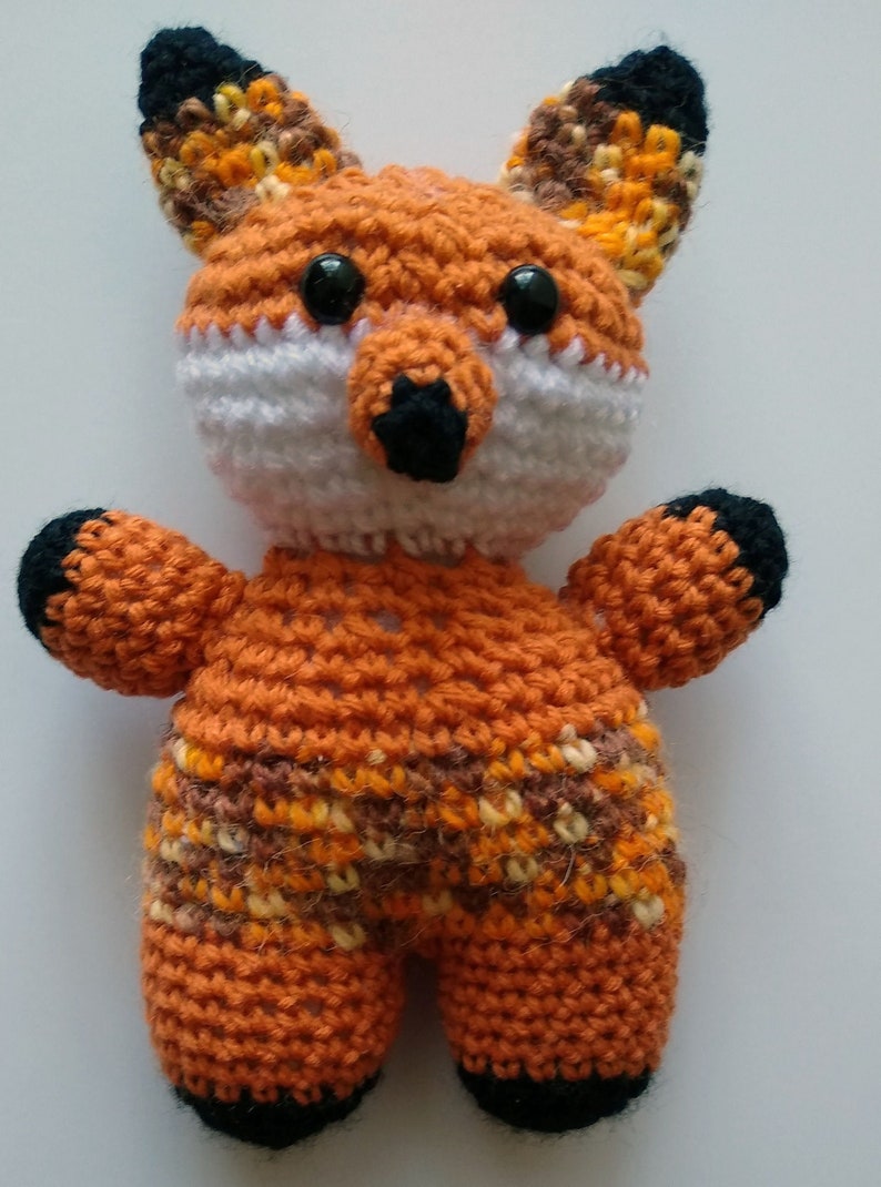 Fox Ugly Animals Series Crochet Pattern Amigurumi Doll Crochet Pattern ...