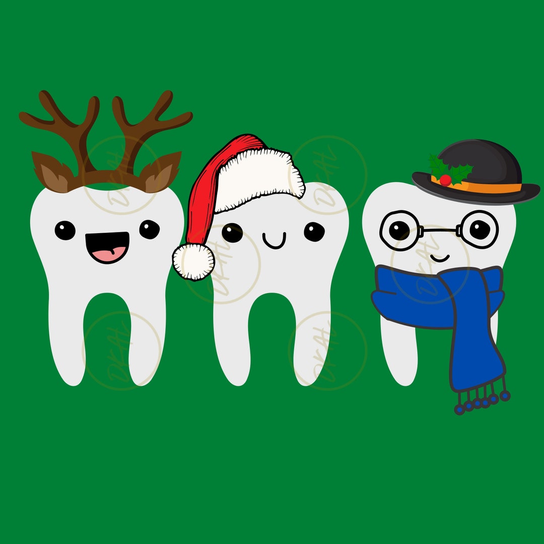 Christmas Teeth Png, Xmas Dental Svg, Hygienist, Dental Assistant ...