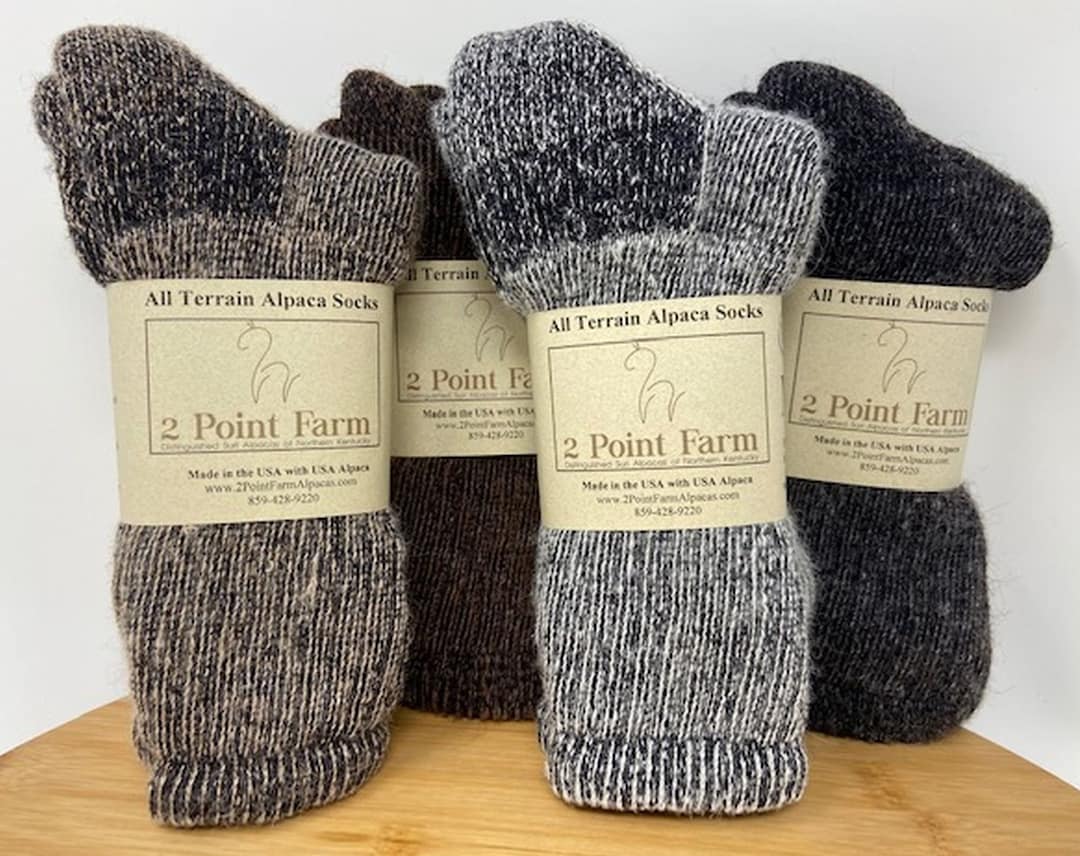 All Terrain Alpaca Socks: Hiking, Work, All Season - One Pair - Etsy