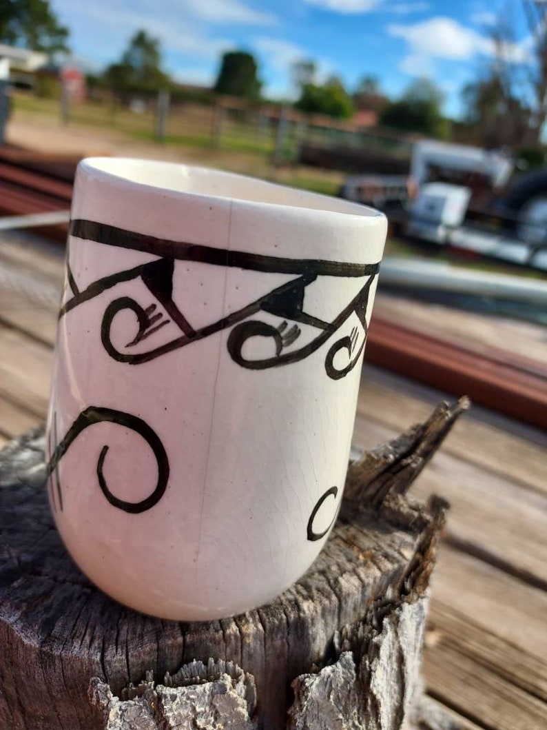 Hopi Handmade Clay Vase Artist Signed Aris Hope Clay Cup - Etsy