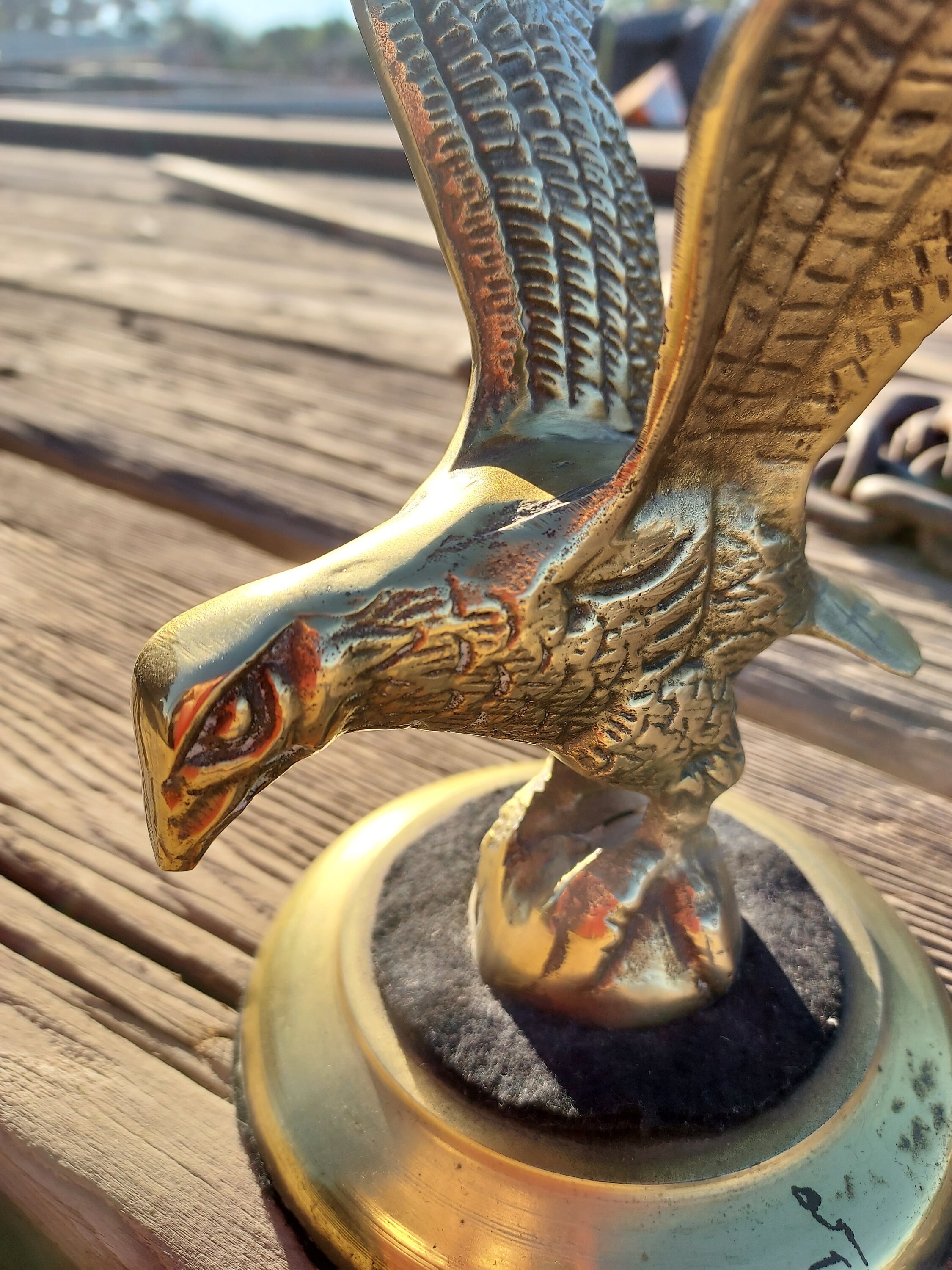 Brass Flying Eagle Table Top Decoration Office Decoration - Etsy