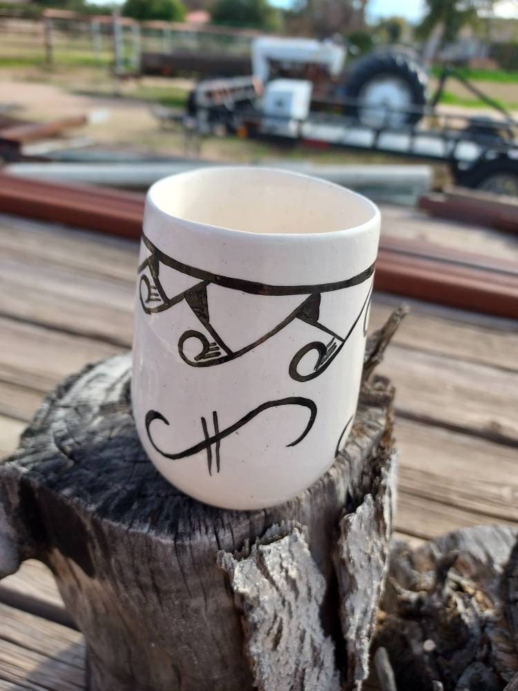 Hopi Handmade Clay Vase Artist Signed Aris Hope Clay Cup - Etsy