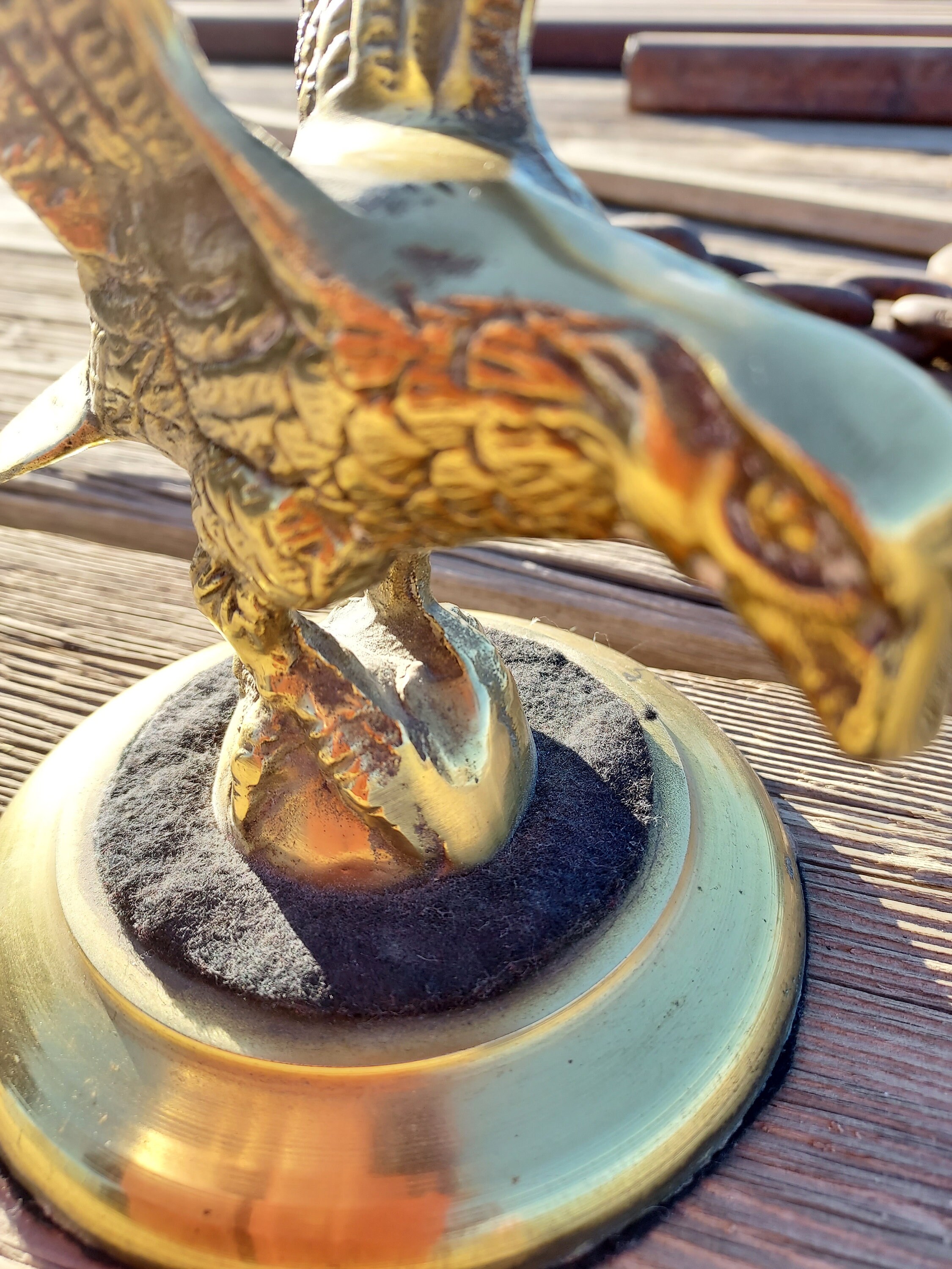 Brass Flying Eagle Table Top Decoration Office Decoration - Etsy