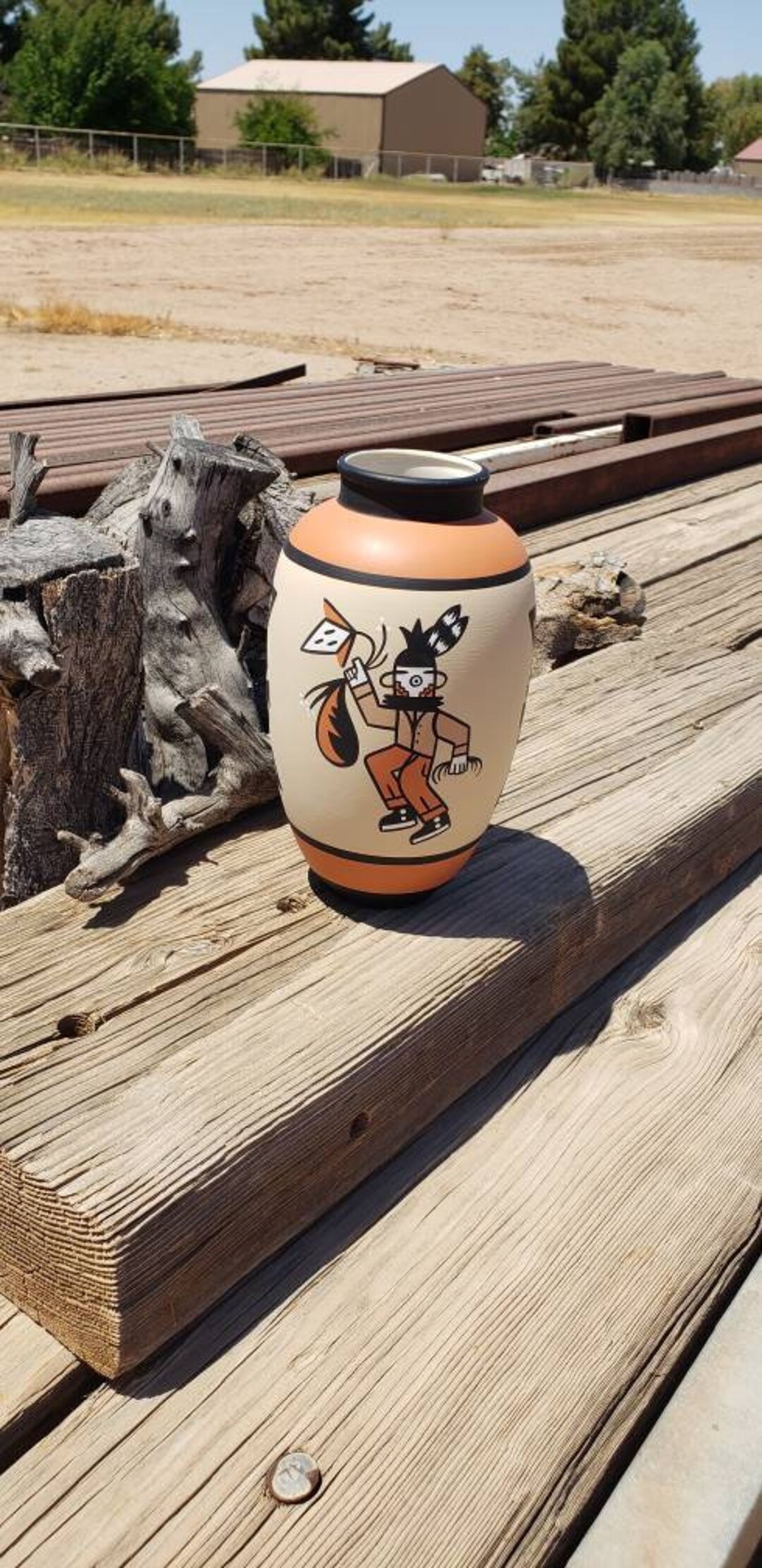 Kopa 117 - Native American Clay Pottery Vase - Signed by Artist Yei Bi ...