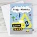 Personalised Birthday Digger Card - Etsy UK