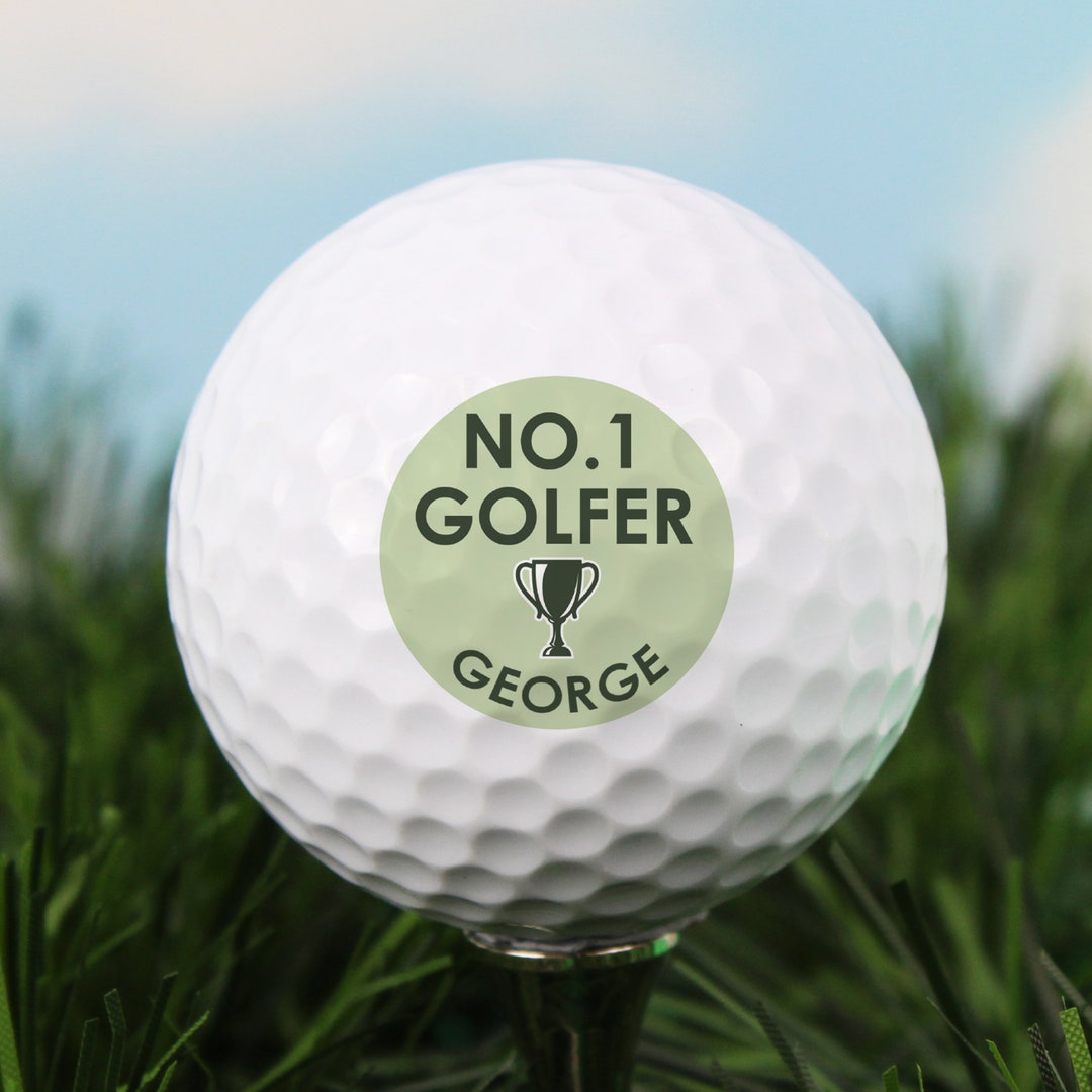 Personalised No.1 Golfer Golf Ball - Etsy