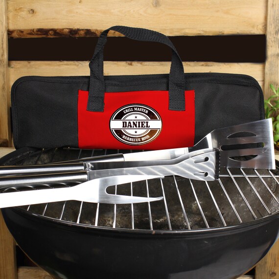 Personalised BBQ Set Fathers Day Gift Set Barbecue Set - Etsy