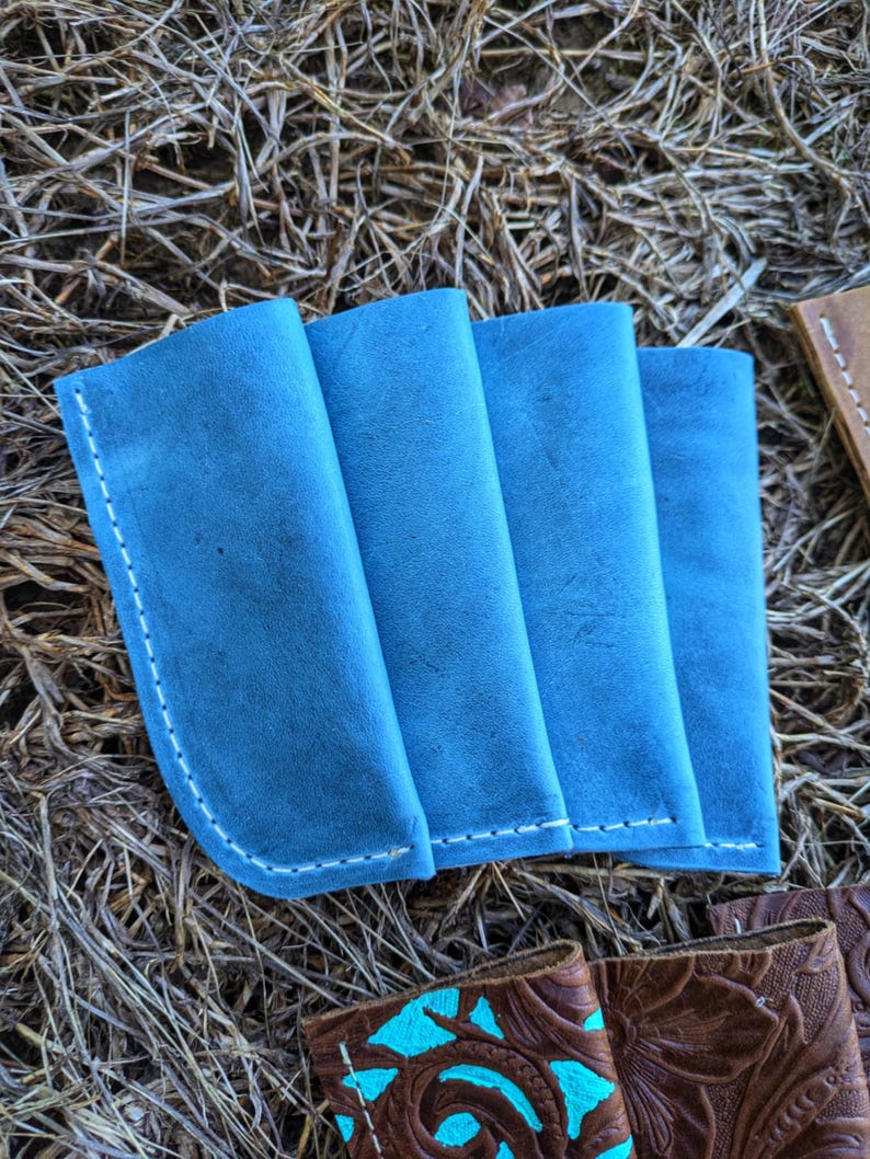 Leather Slipjoint Pocket Slip Sheath - Etsy