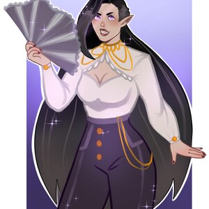 Cute Vampire Adoptable Fantasy Character - Etsy