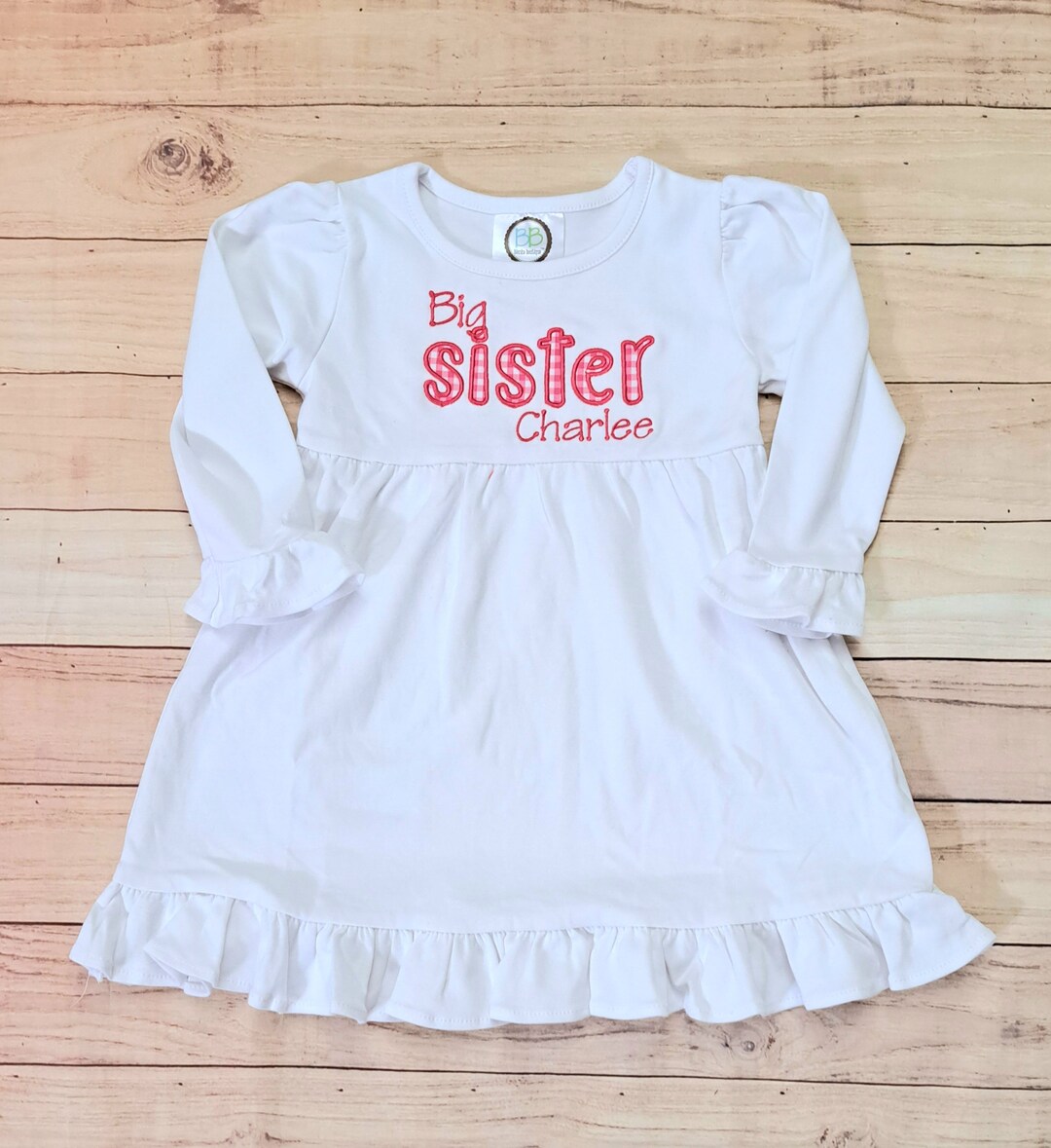 Sister Sets Big Sister Little Sister New Baby Sister Baby Gift Sibling ...