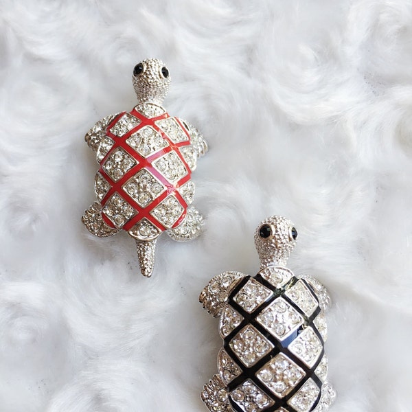 Turtle Swarovski - Etsy