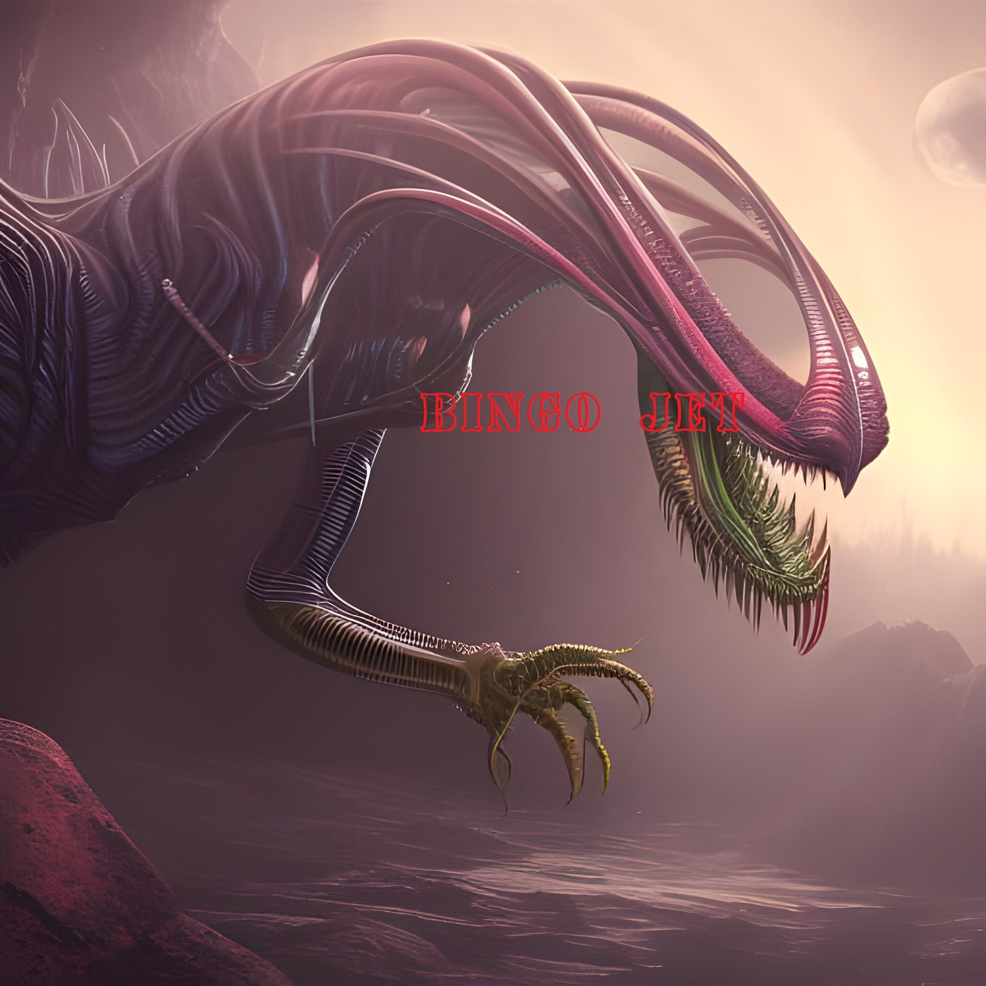 Ancient Alien Attack Creature Outerspace Beast Clip Art - Etsy