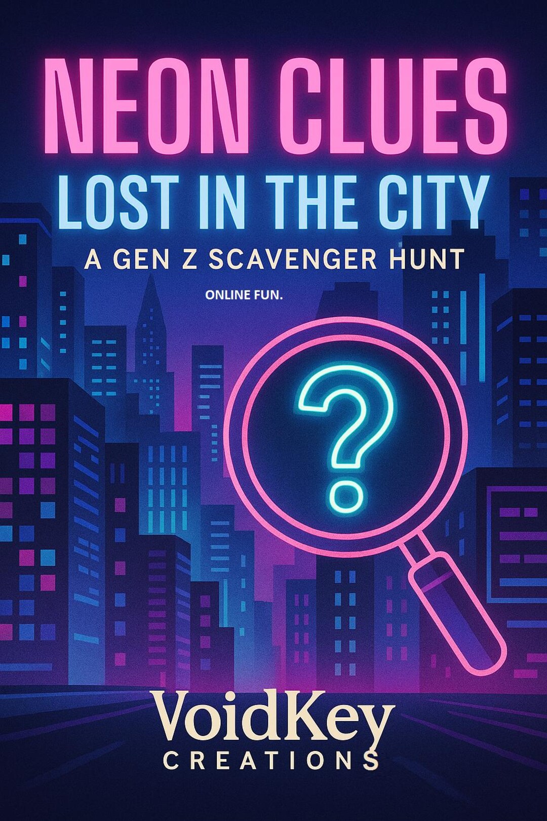 Gen Z Friendly Online Cell Phone Scavenger Hunt Game PDF Download ...