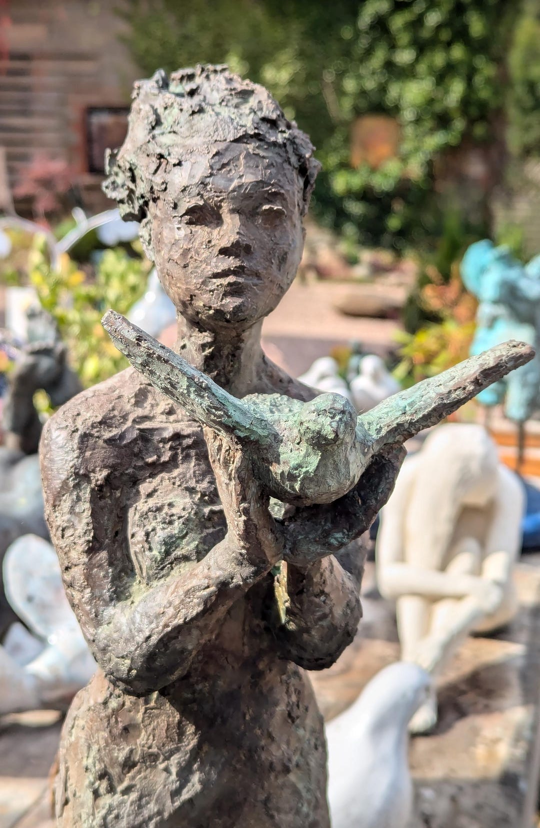 The Shape of Freedom Bronze Sculpture by Christine Baxter - Etsy