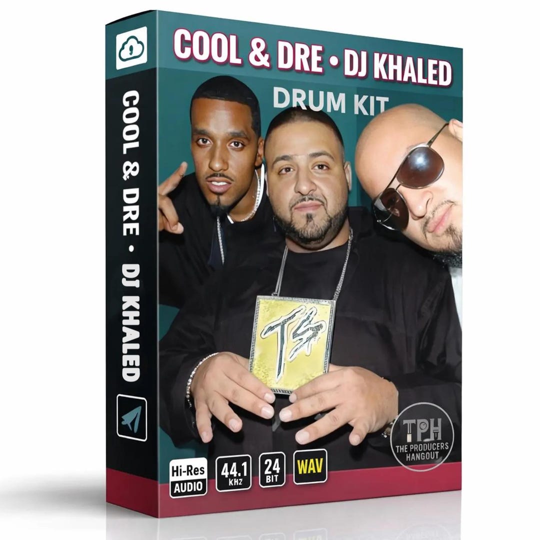 Cool & Dre Drum Kit + DJ Khaled Style Hip Hop Drum Samples (WAV ...