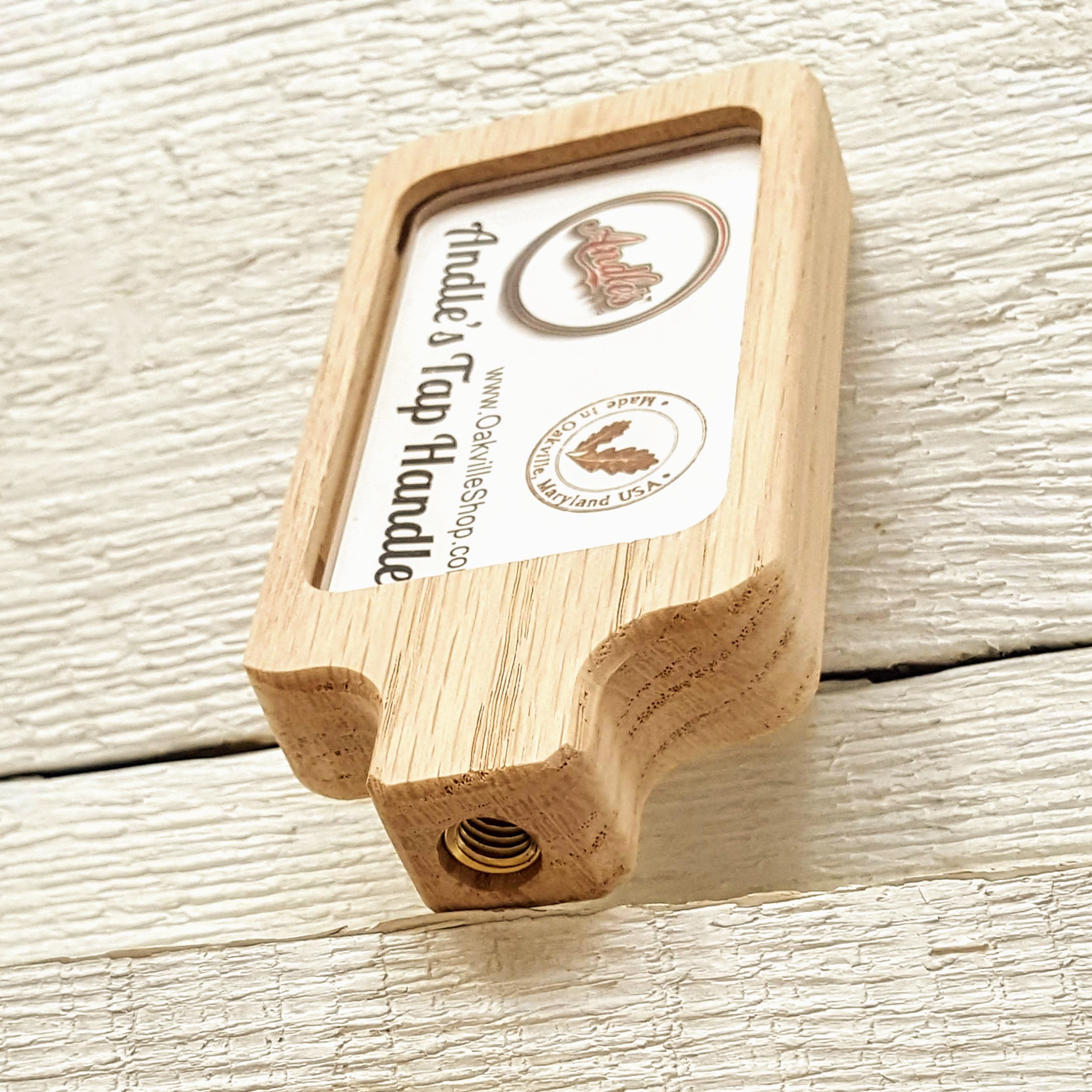 Beer Tap Handle With Removable Clear Cover Plate. Made in - Etsy