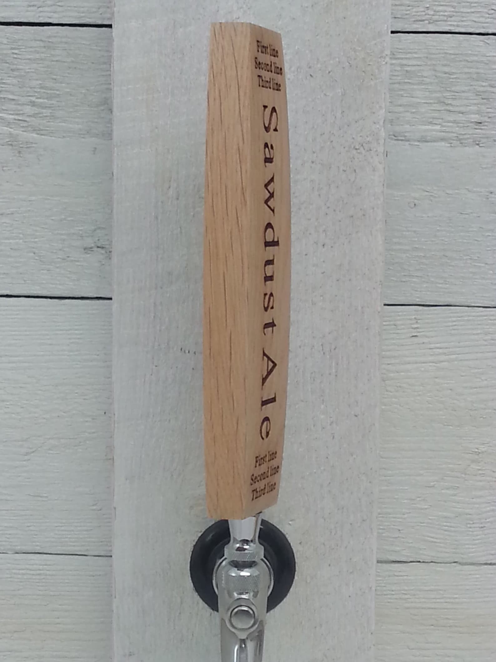Beer Tap Handle Barrel Stave Shape Personalized With Your | Etsy