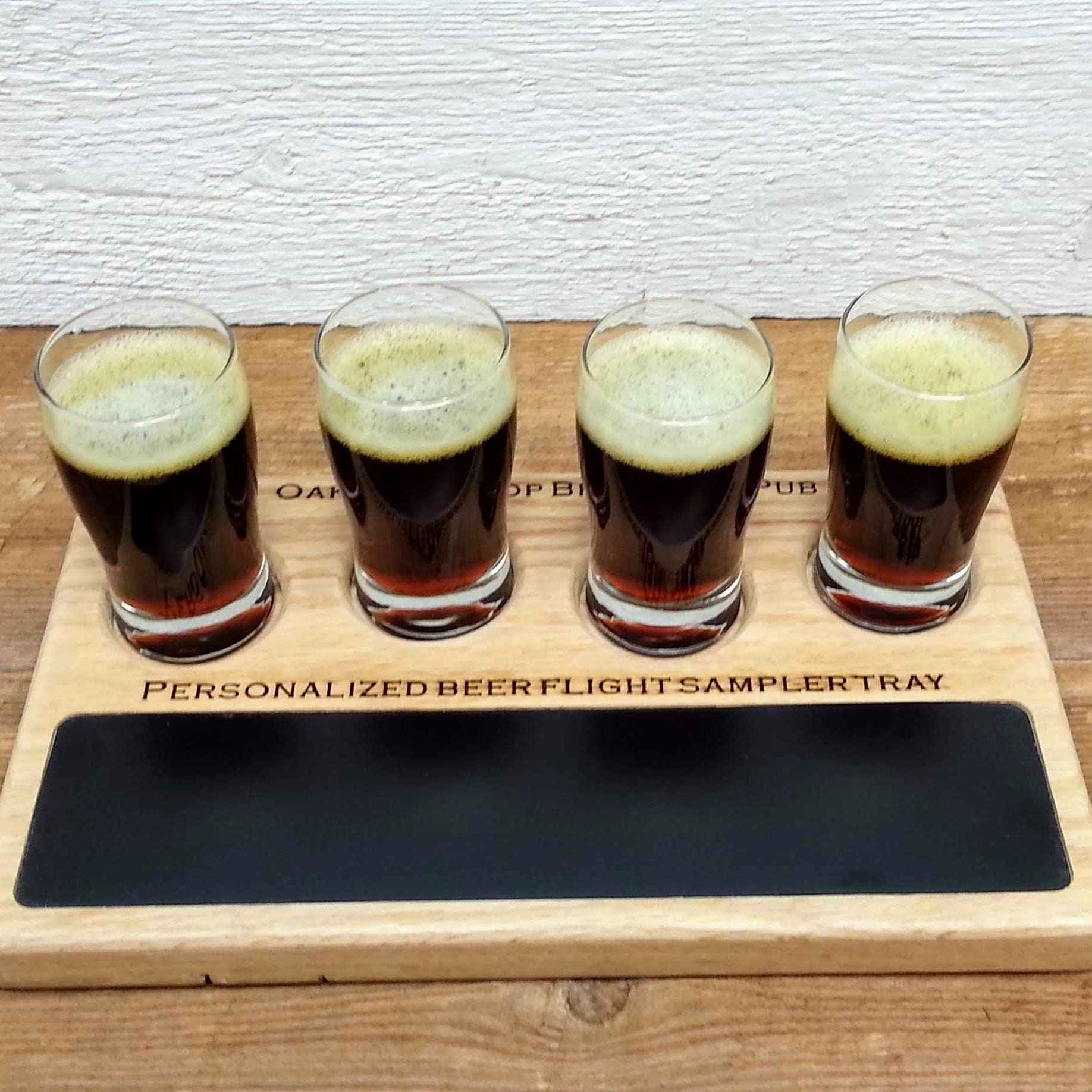 Beer Flight Sampler Glasses Personalized Custom Monogram | Etsy