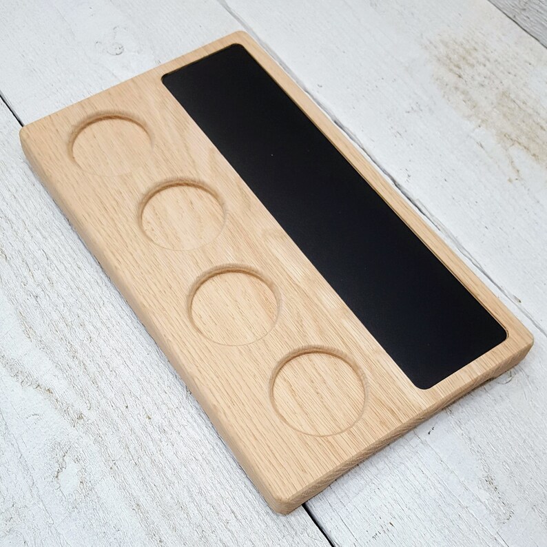 Personalized Beer Flight Sampler Paddle Board With Chalkboard - Etsy