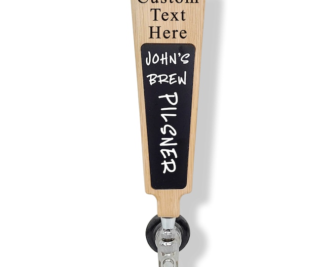 Custom Beer Tap Handle-retro Logo Edition - Personalized Kegerator Tap ...