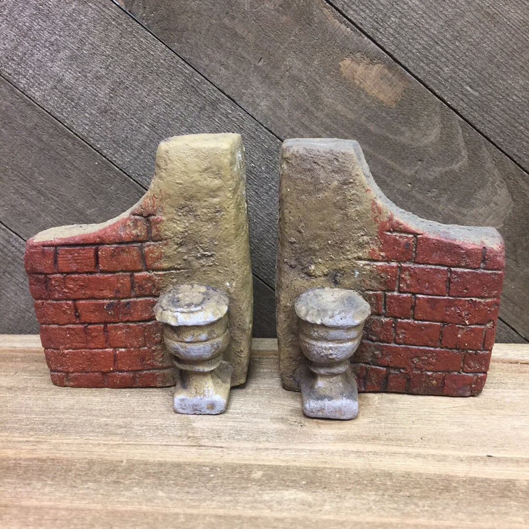 Fairy Garden | Mini Stone Brick Gate Set With Urns | Miniature Outdoor ...