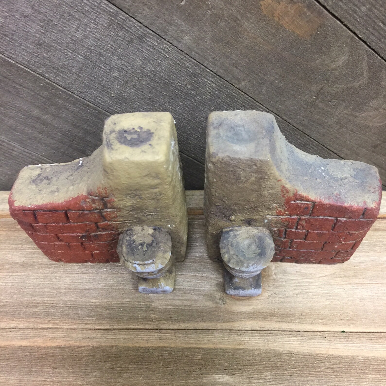 Fairy Garden Mini Stone Brick Gate Set With Urns Miniature | Etsy