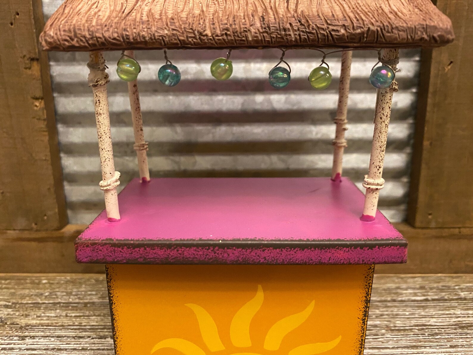 Fairy Garden Tiki Booth Miniature Hut Outdoor Patio Beach - Etsy