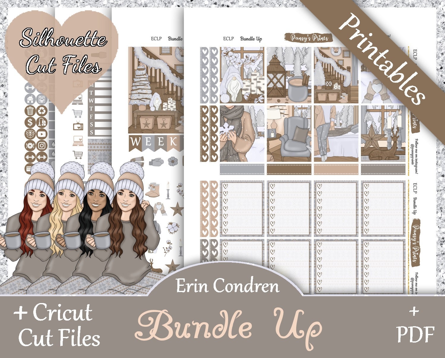 Printable Planner Stickers Erin Condren Vertical Weekly | Etsy