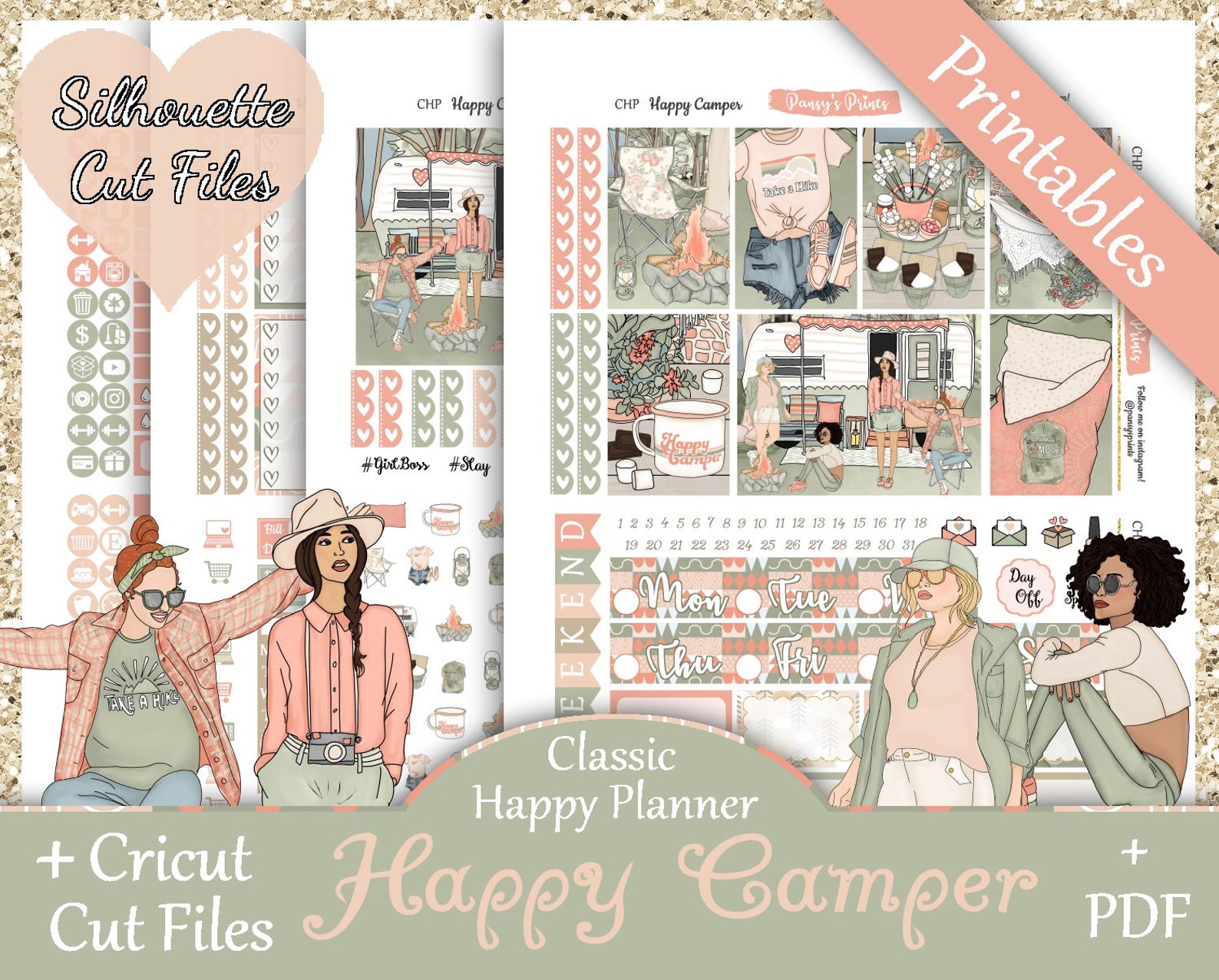 Printable Planner Stickers Happy Planner Classic MAMBI - Etsy